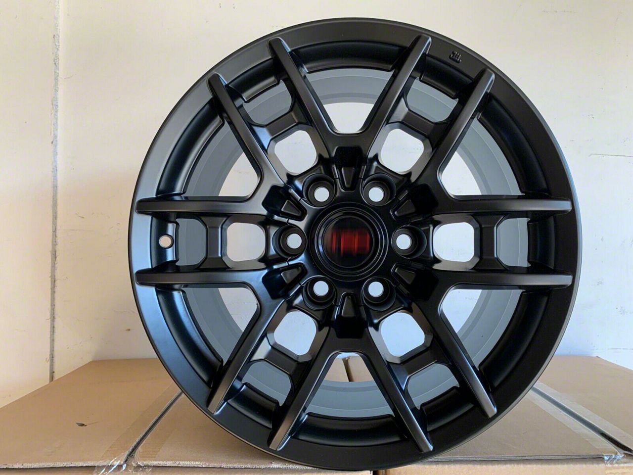 Tacoma TR4 Matte Black 6-Lug Wheel; 17x9; 0mm Offset (05-15 Tacoma ...
