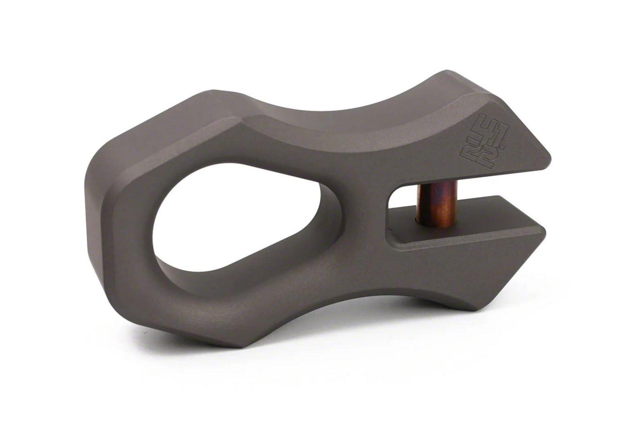 Toyota 4-Runner Synthetic Rope Winch Shackle; Gray - Free Shipping