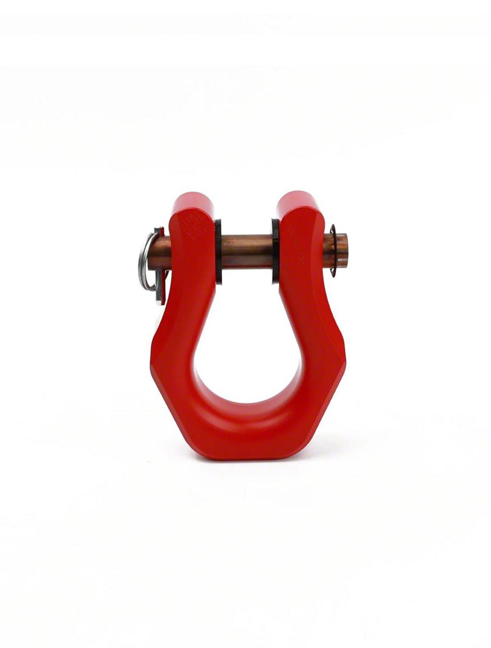 Titan D-Ring Shackle; Red - Free Shipping