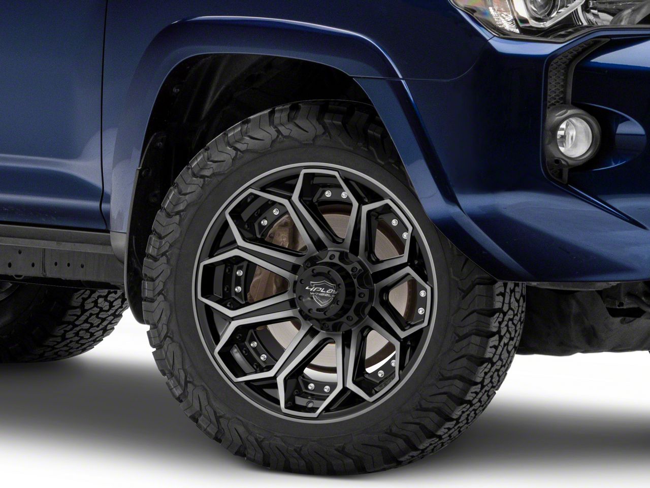4Play Toyota 4-Runner 4P80R Brushed Black 6-Lug Wheel; 20x10; -18mm ...