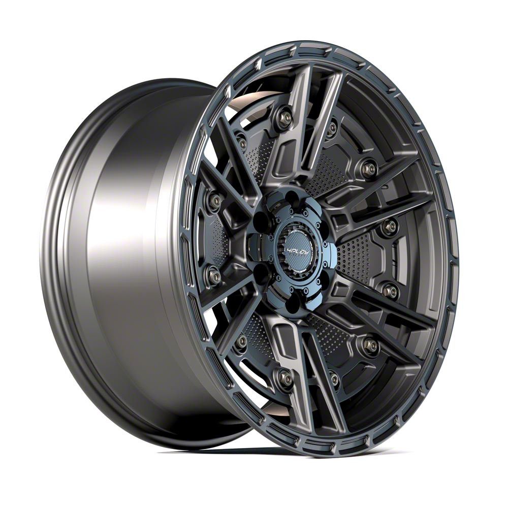 4Play Jeep Wrangler Sport2.0 4PS01 Matte Black Wheel; 17x9; -6mm Offset ...