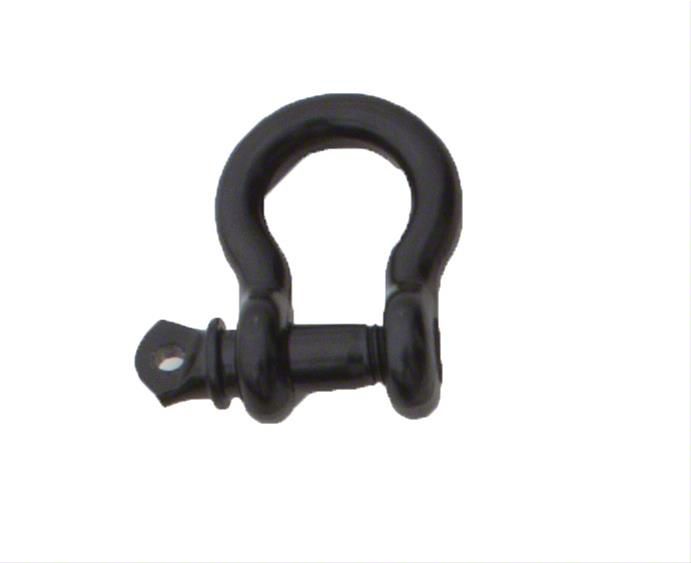 Toyota 4-Runner 1/2-Inch Recovery D-Ring; Black - Free Shipping