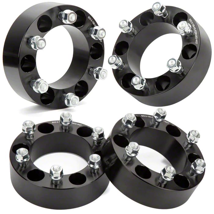 Toyota 4-Runner 2-Inch Pro Billet Wheel Spacers; Black (03-24 4Runner ...