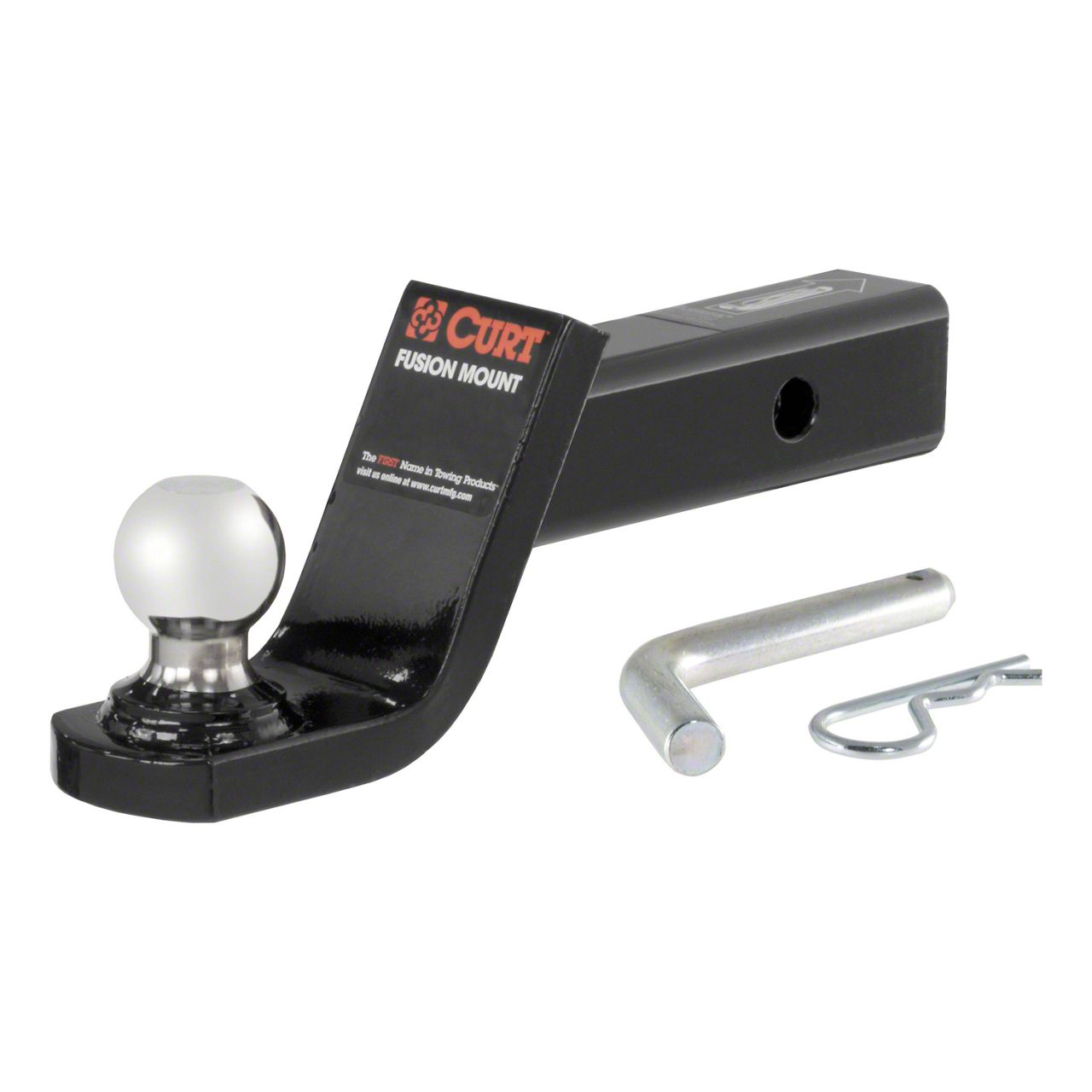 Toyota 4-Runner 2-Inch Receiver Hitch Fusion Ball Mount with 1-7/8-Inch ...