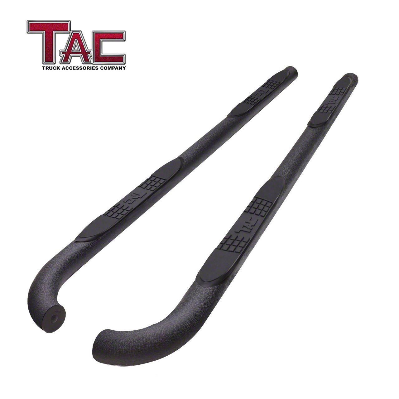 Toyota 4-Runner 3-Inch Round Side Step Bars; Textured Black (10-24 ...