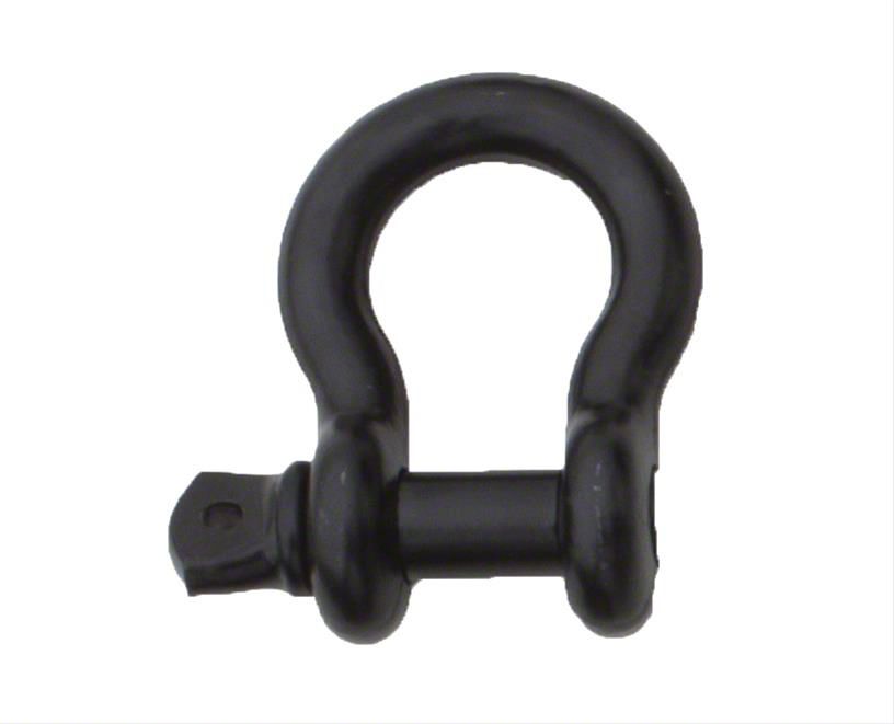 Toyota 4-Runner 3/4-Inch Recovery D-Ring; Black - Free Shipping