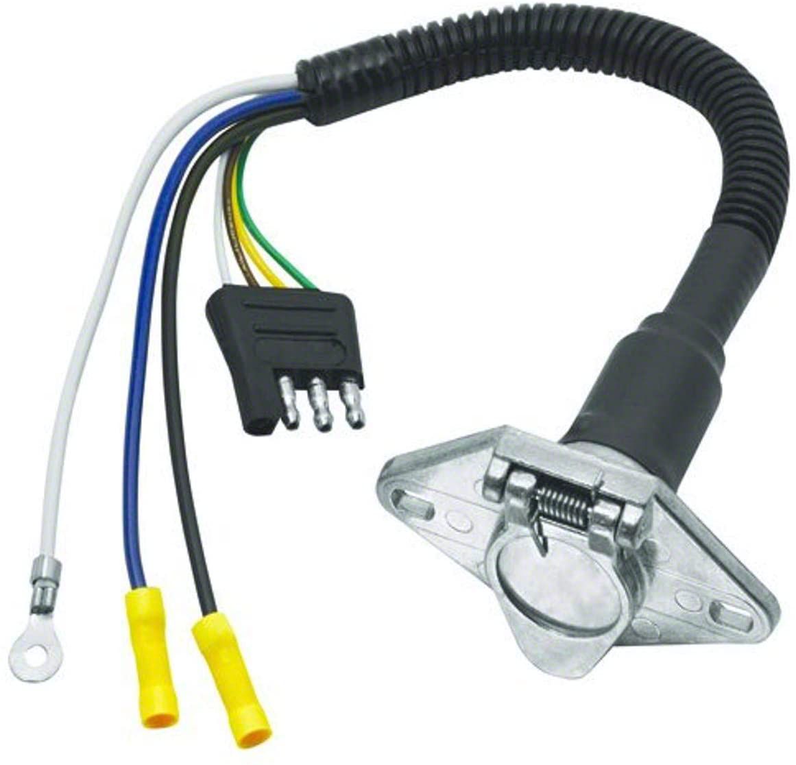 Toyota 4-Runner 4-Flat to 6-Way Round Pin Connector Adapter - Free Shipping