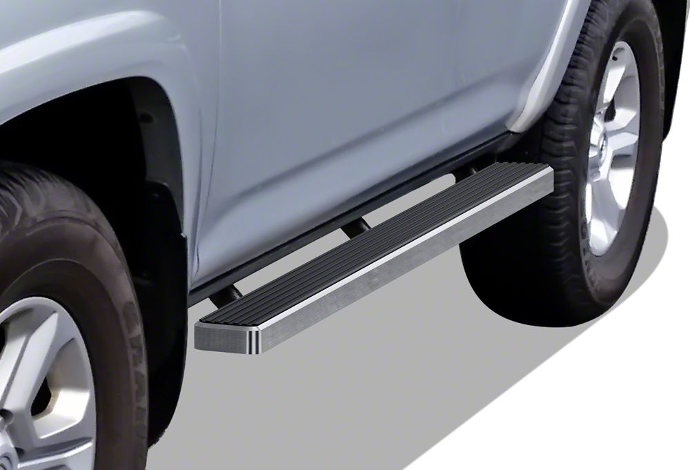 Toyota 4-Runner 4-Inch iStep Running Boards; Hairline Silver (10-23 ...