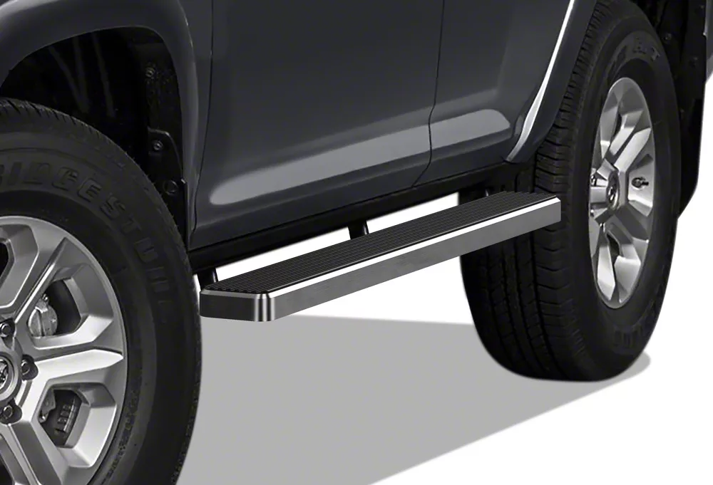 Toyota 4-Runner 5-Inch iStep Running Boards; Hairline Silver (10-24 ...