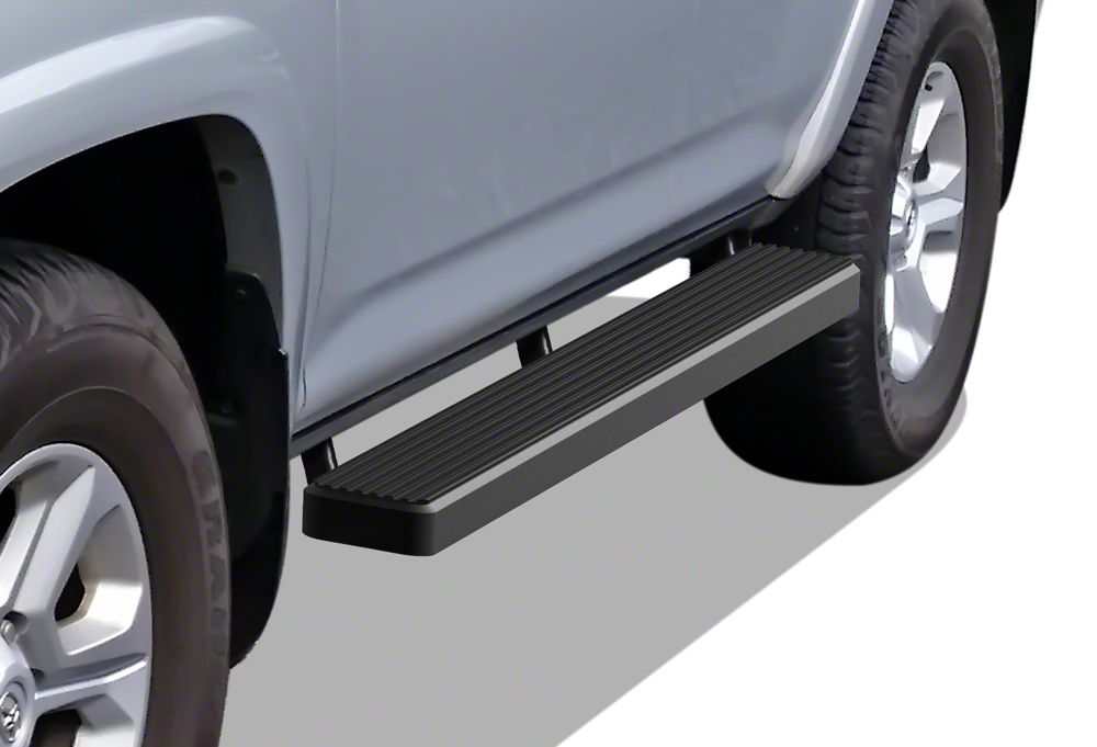 Toyota 4-Runner 5-Inch iStep Stainless Steel Running Boards; Black (10 ...