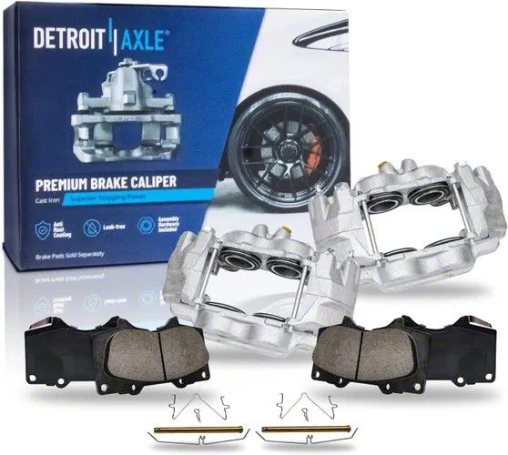 Toyota 4-Runner Brake Calipers with Ceramic Brake Pads; Front (03-09 ...