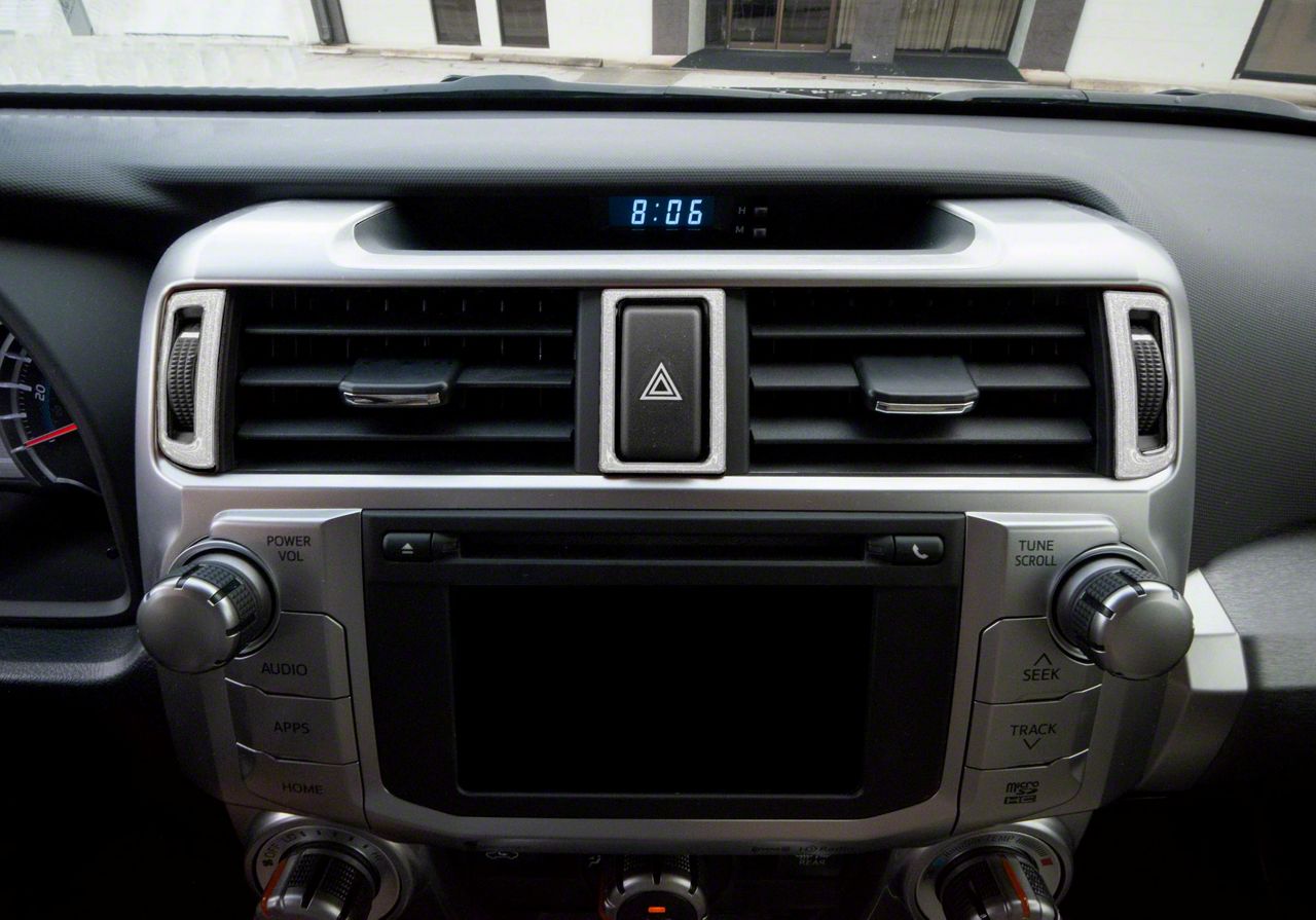 Toyota 4-Runner Center Air Vent Accent Trim Strip; Silver Sky Metallic ...