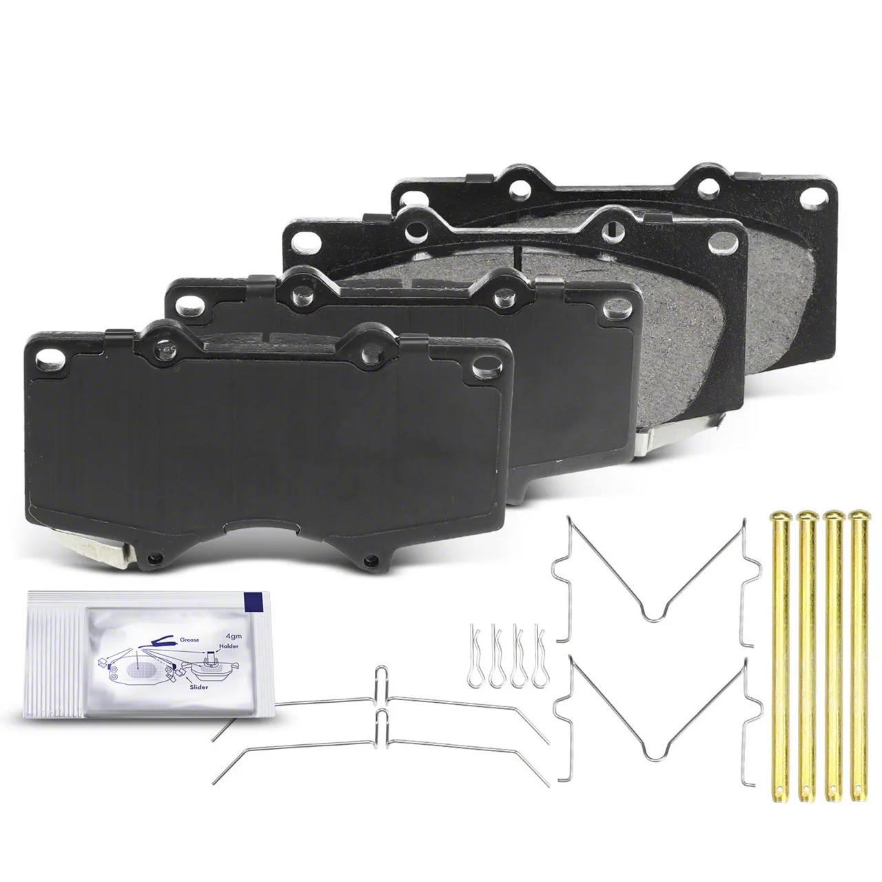 Toyota 4-Runner Ceramic Brake Pads; Front Pair (03-24 4Runner) - Free ...