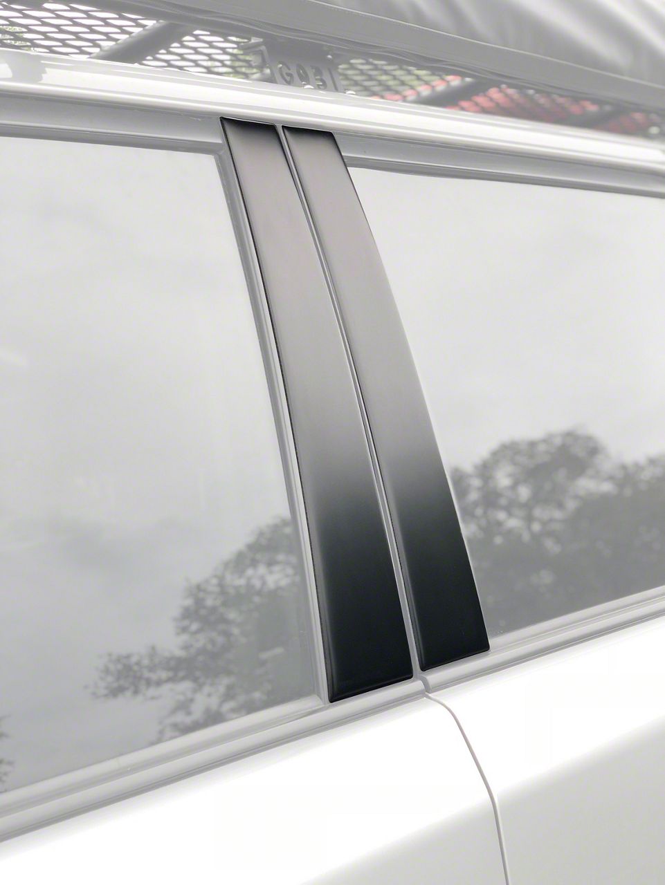 Toyota 4-Runner Door Pillar Accent Trim; Forged Carbon Fiber (07-24 ...