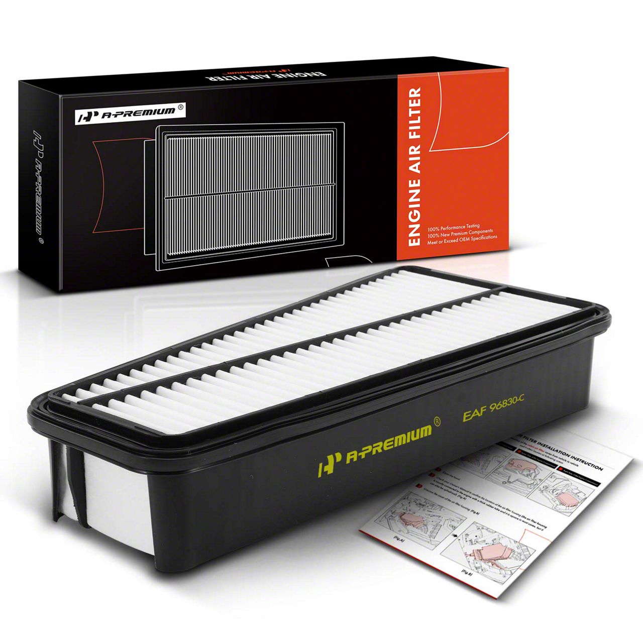 Toyota 4-Runner Engine Air Filter with Rigid Panel (03-09 4.0L 4Runner ...