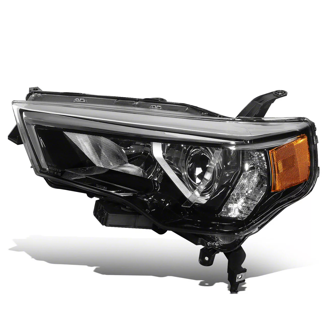 Toyota 4-Runner Factory Style Headlight; Chrome Housing; Clear Lens ...