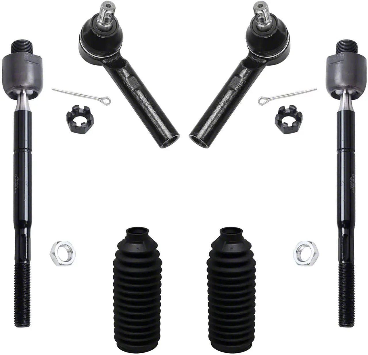 Toyota 4-Runner Front Inner and Outer Tie Rods (03-09 4Runner) - Free ...