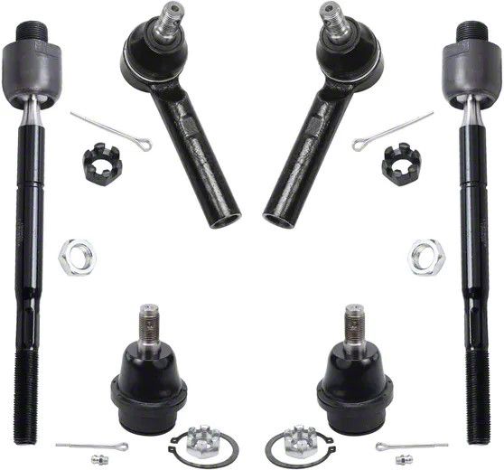 Toyota 4-Runner Front Lower Ball Joints with Tie Rods (03-09 4Runner w ...