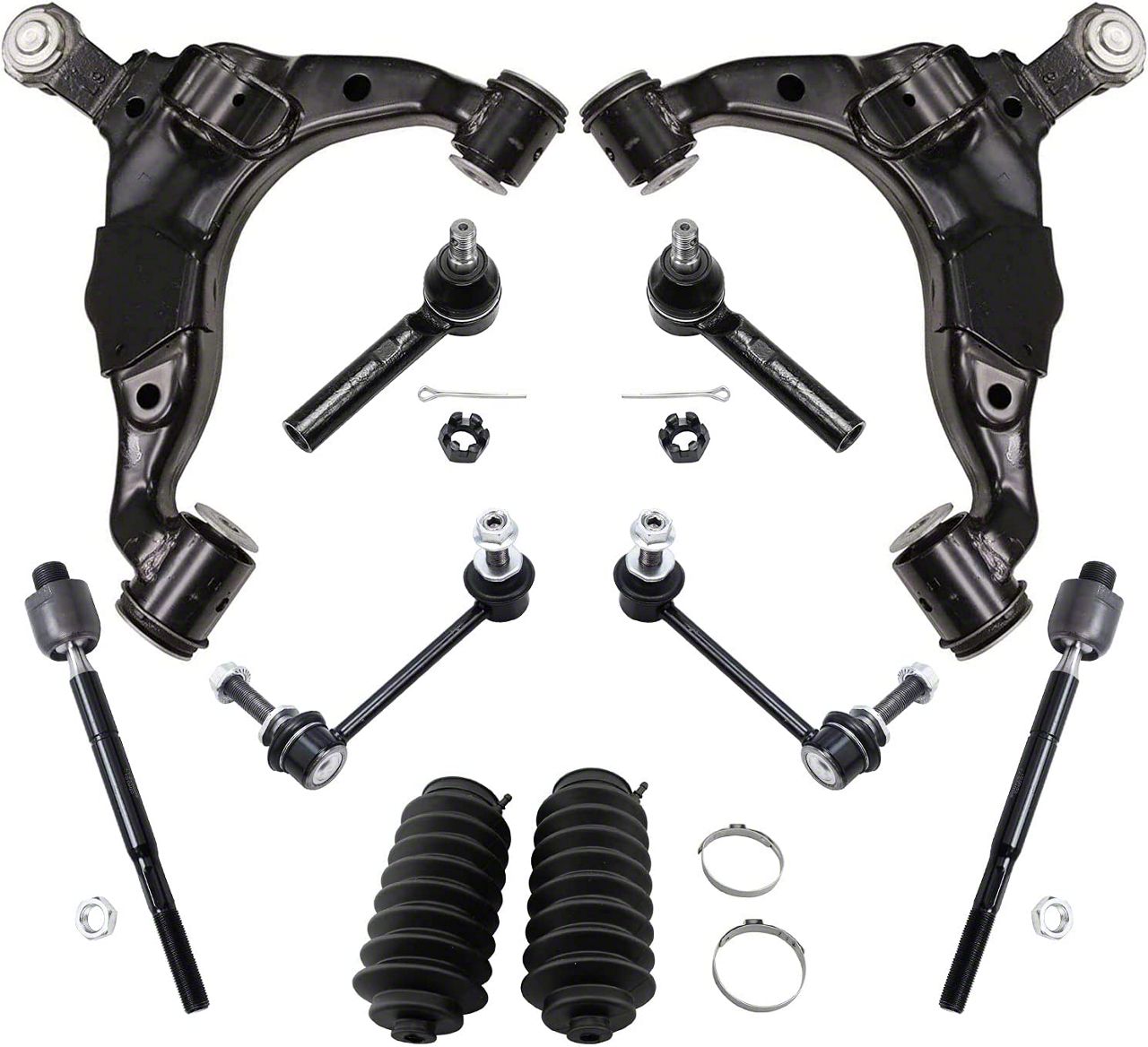 Toyota 4-Runner Front Lower Control Arms with Sway Bar Links and Tie ...