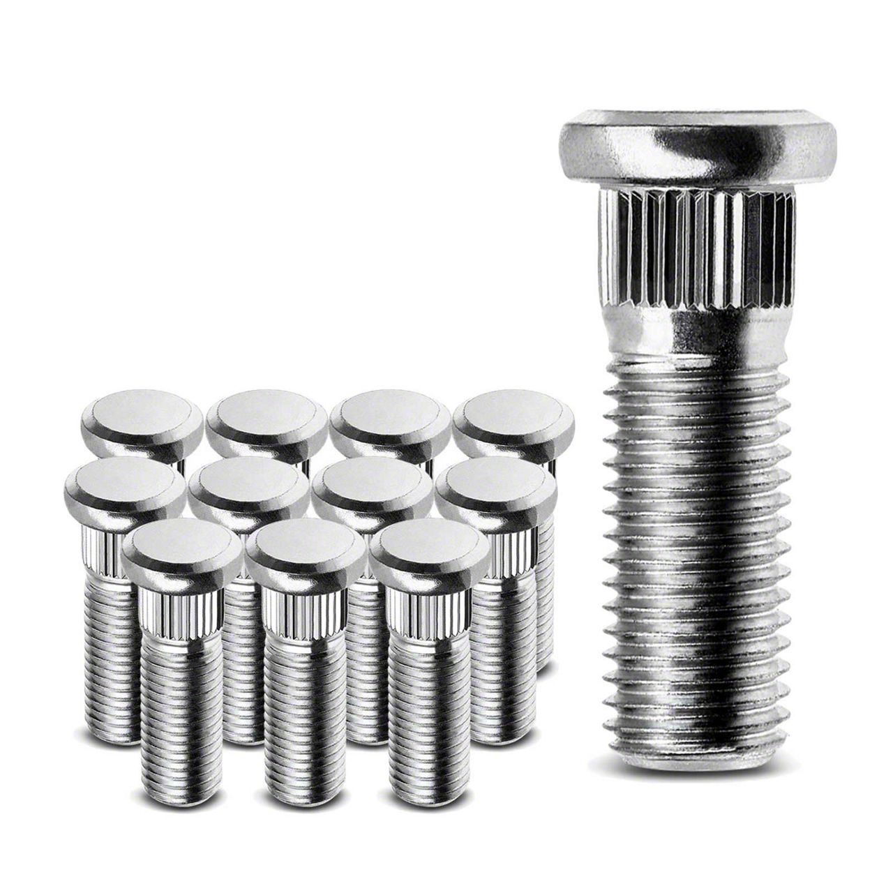 Toyota 4-Runner Front or Rear Wheel Stud Set; M12x1.50; Set of 12 (86 ...
