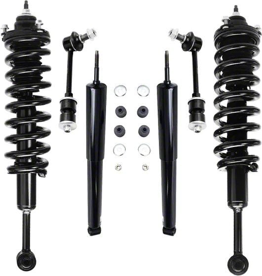 Toyota 4 Runner Front Strut And Spring Assemblies With Rear Shocks And