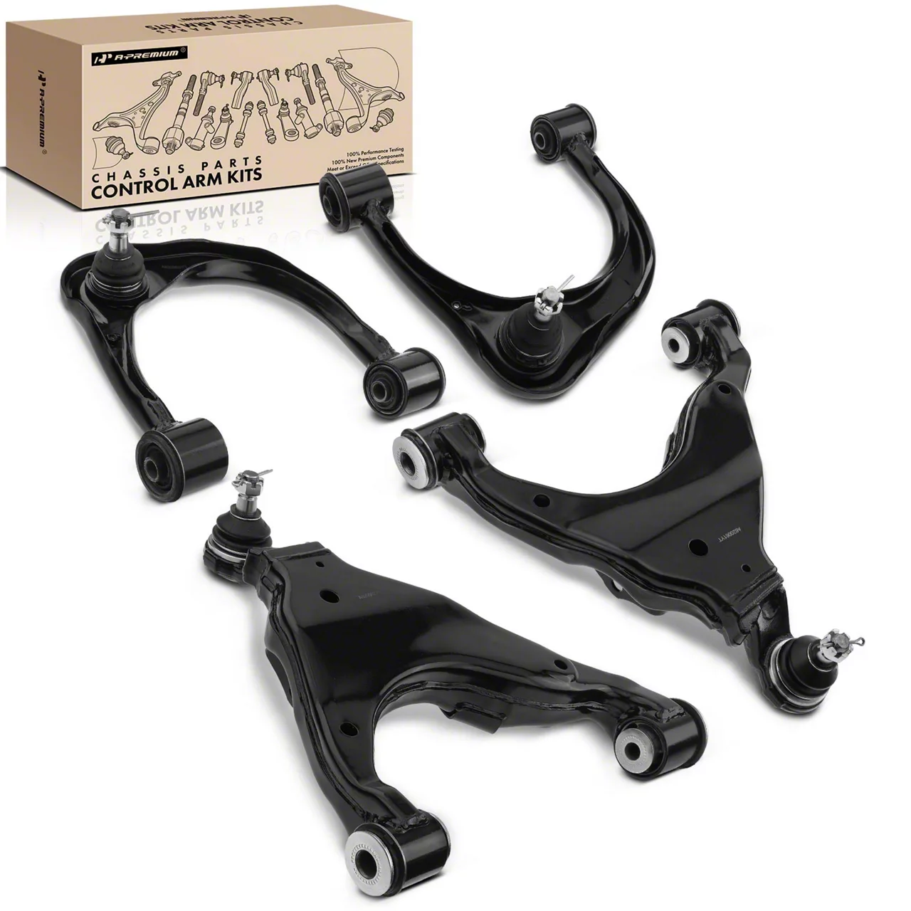 Toyota 4-Runner Front Upper and Lower Control Arm and Ball Joint Kit ...