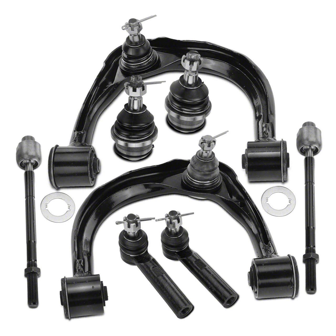 Toyota 4-Runner Front Upper Control Arm, Ball Joint and Tie Rod End Kit ...