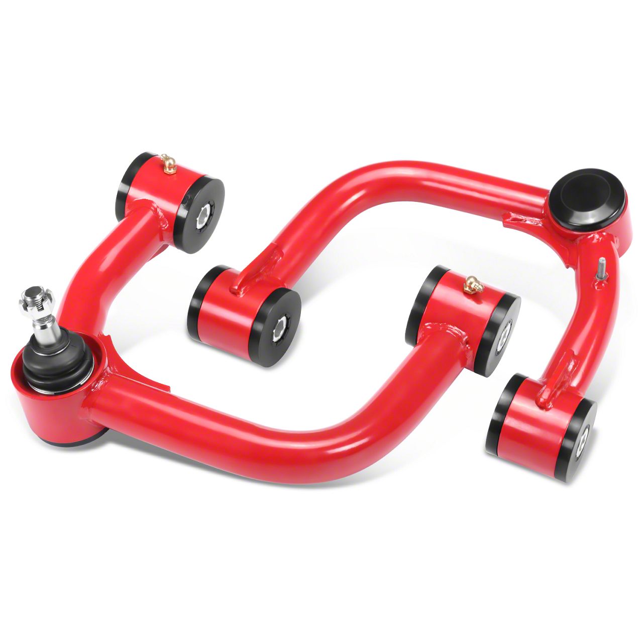 Toyota 4-Runner Front Upper Control Arms for 2 to 4-Inch Lift; Red/Black (03-24 4Runner) - Free ...