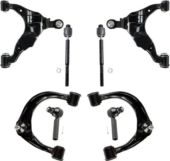 Toyota 4-Runner Front Upper and Lower Control Arms with Tie Rods (03-09 ...