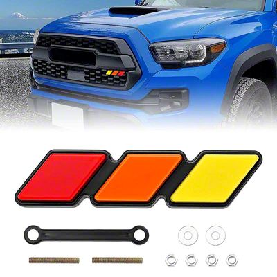 Toyota 4-Runner Grille Emblem; Tri-Color (10-24 4Runner) - Free Shipping