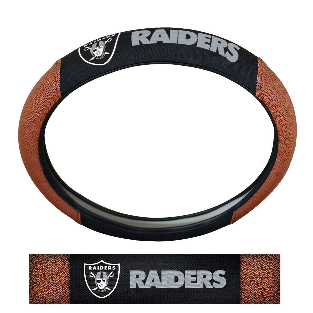 Toyota 4-Runner Grip Steering Wheel Cover with Las Vegas Raiders Logo ...