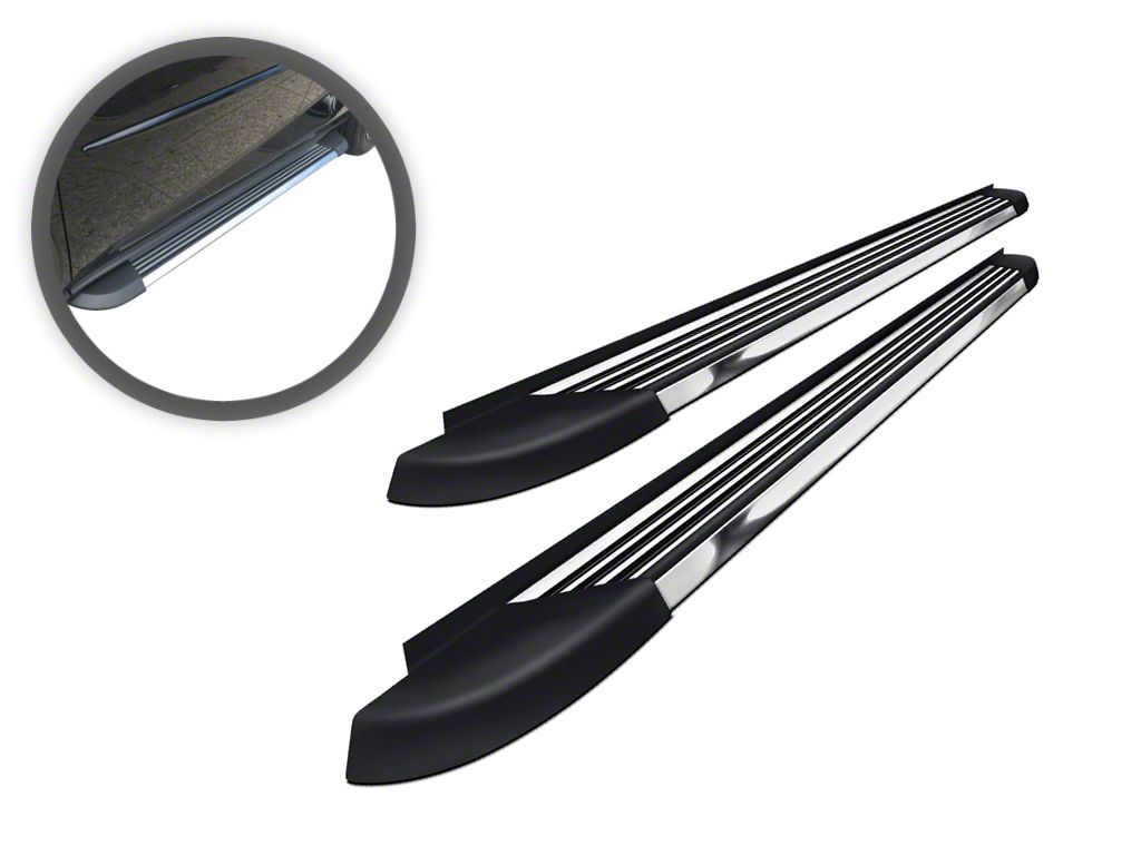 Toyota 4-Runner H2 Running Boards; Brushed Aluminum (10-24 4Runner ...