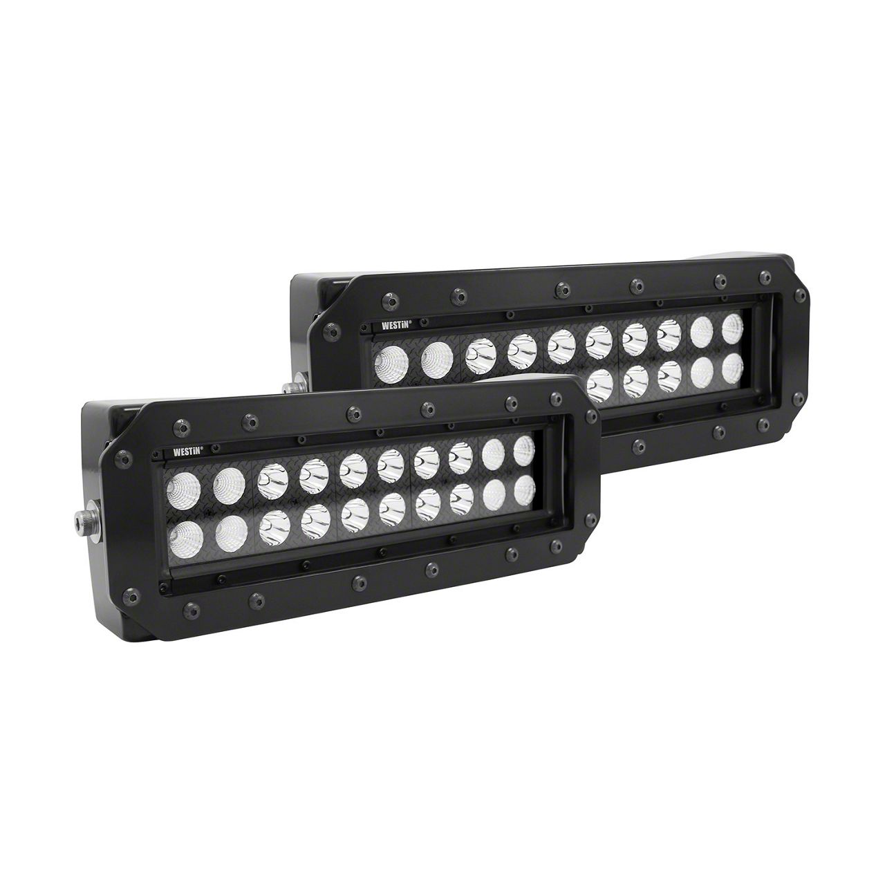 Westin Toyota 4-Runner HDX 10-Inch B-Force Flush Mount LED Light Bars ...
