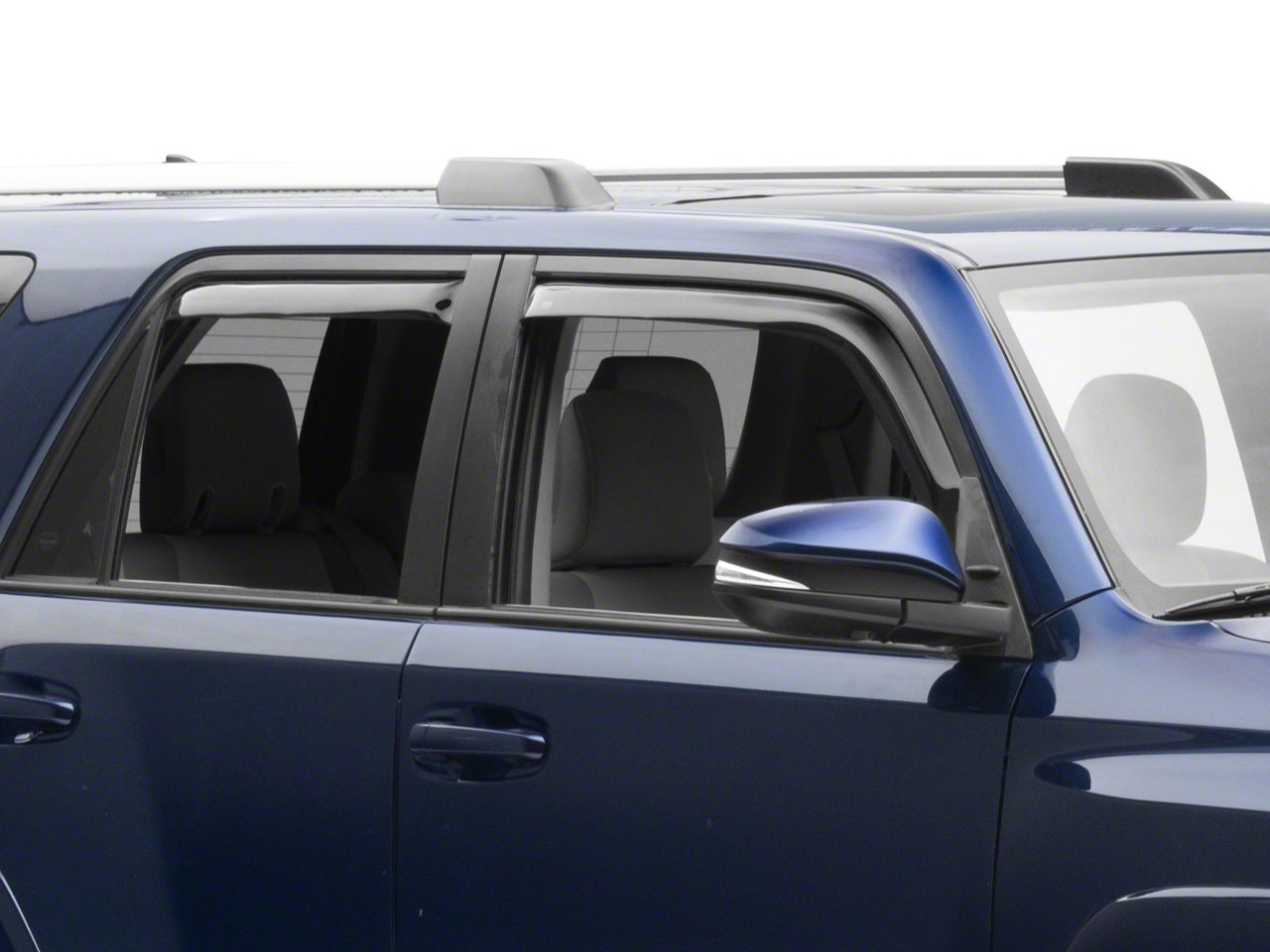 EGR Toyota 4-Runner In-Channel Window Visors; Front and Rear; Dark ...