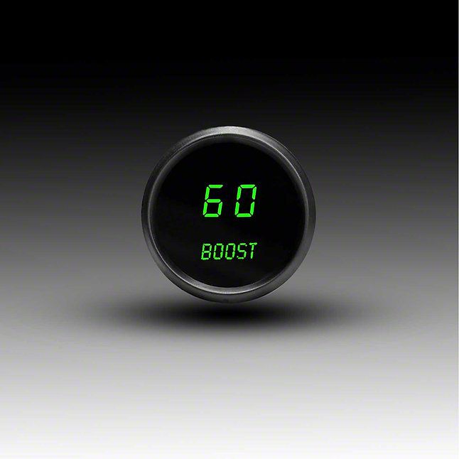Toyota 4-Runner LED Digital Boost Gauge with Black Bezel; 2-1/16-Inch ...