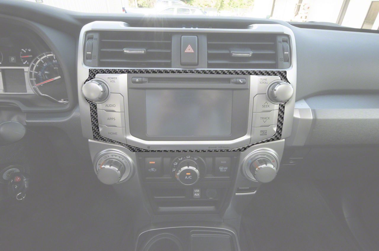 Toyota 4-Runner Navigation/CD Player Outer Radio Display Accent; Forged ...