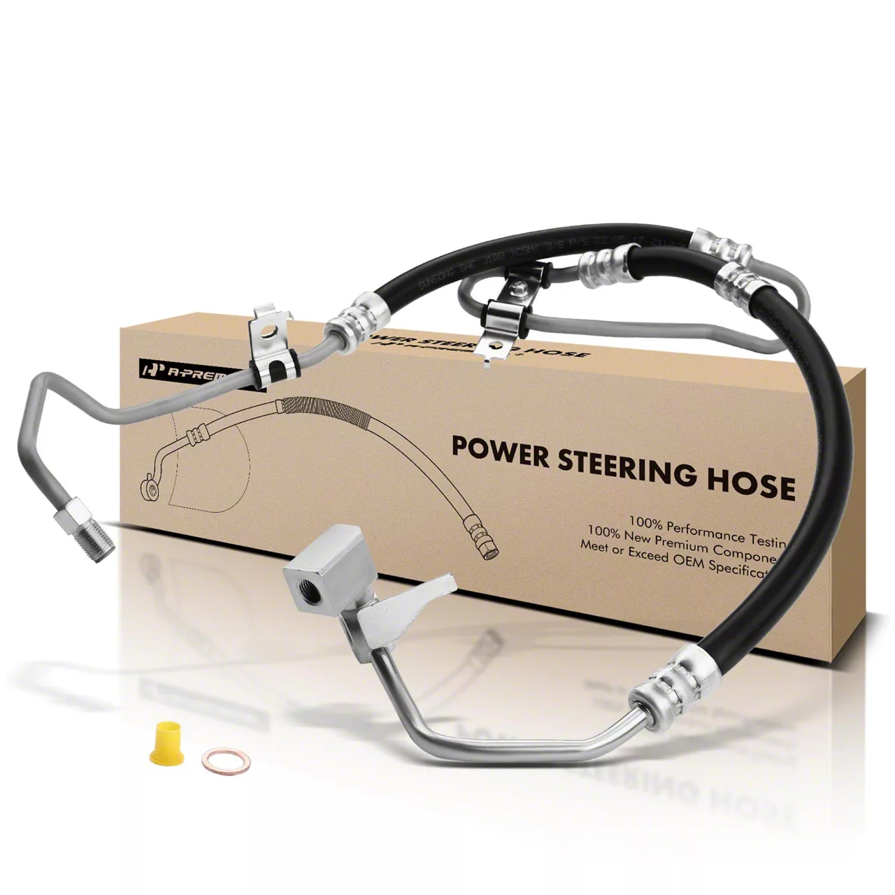 Toyota 4-Runner Power Steering Pressure Line Hose Assembly (03-09 4.7L ...