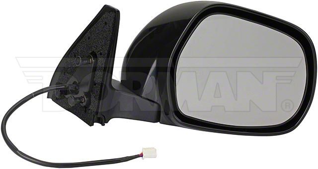 Toyota 4-Runner Powered Heated Side Mirror; Passenger Side; Black (03 ...