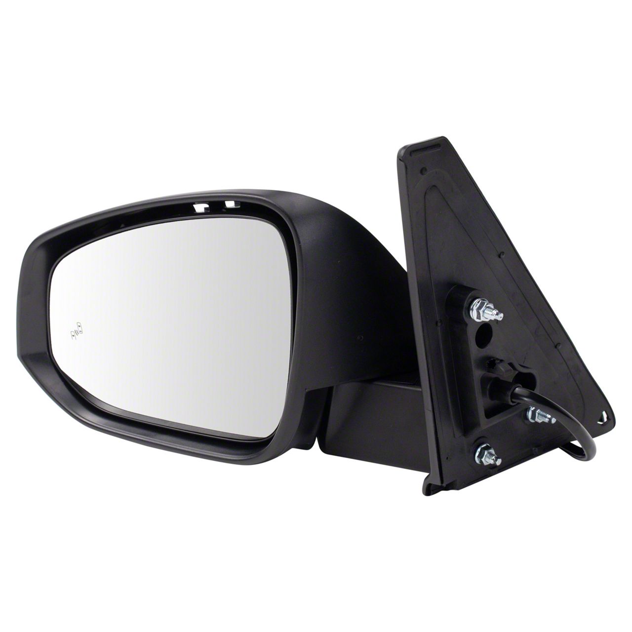 Toyota 4-Runner Powered Mirror with Blind Spot; Black; Driver Side (20 ...