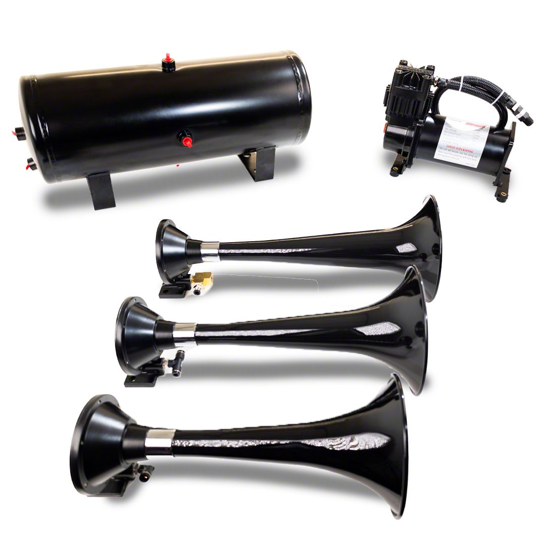 Kleinn Toyota 4-Runner ProBlaster ABS Triple Train Horn System; Black ...