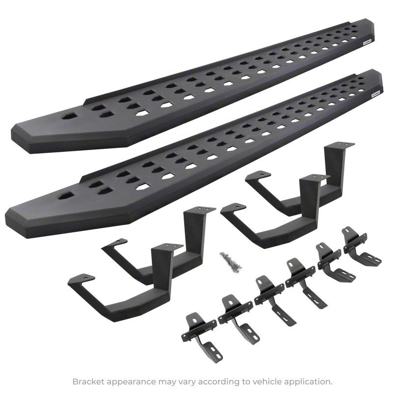 Go Rhino Toyota 4-Runner RB20 Running Boards with Drop Steps; Textured ...