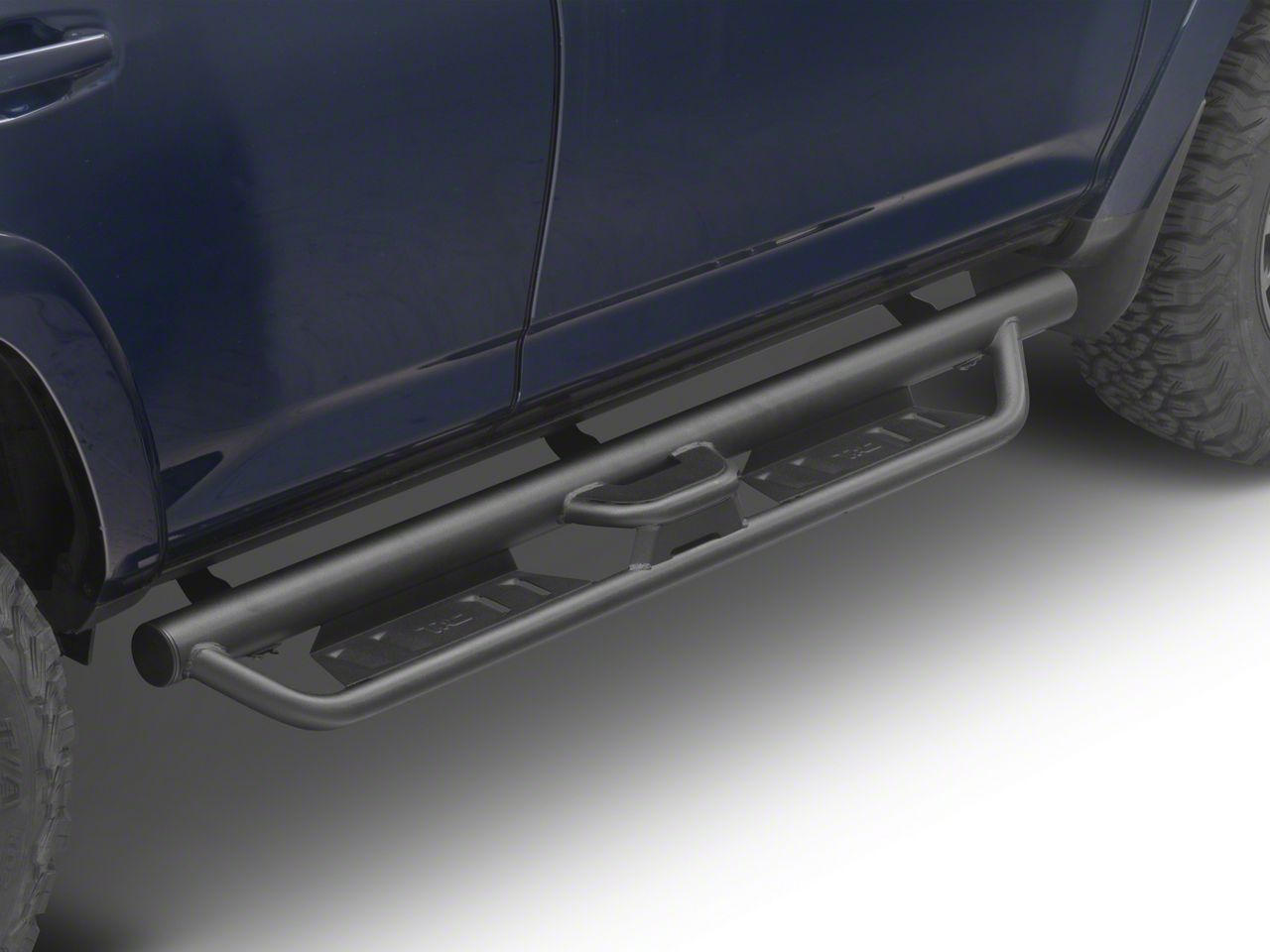 Toyota 4-Runner Rocker Slider Drop Running Boards; Fine Textured Black ...