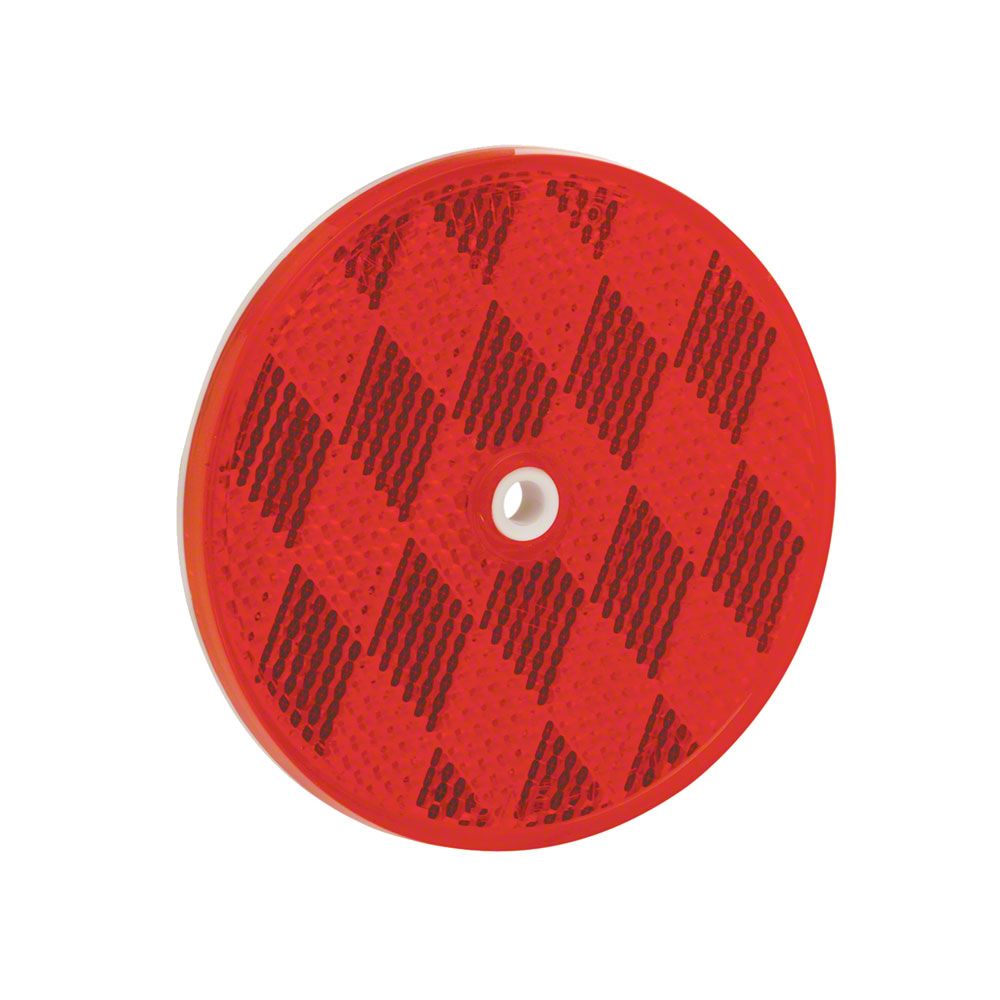 Toyota 4-Runner Round Reflective Tape; 3-3/16-Inch Red Reflector with ...
