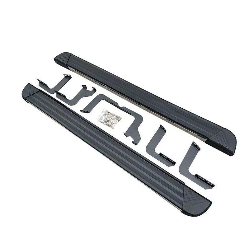 Toyota 4-Runner Running Boards; Black (10-13 4Runner SR5; 10-24 4Runner ...