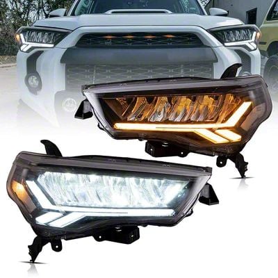 Toyota 4-Runner Shark Teeth Style LED Headlights with Dynamic DRL ...