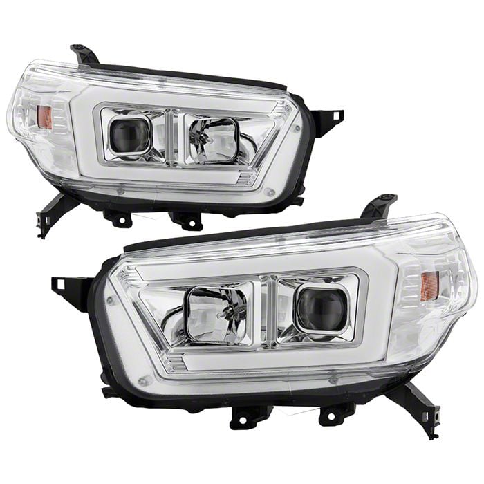 Toyota 4-Runner Signature Series Projector Headlights; Chrome Housing ...