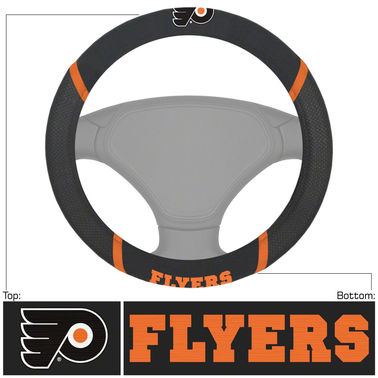 Toyota 4-Runner Steering Wheel Cover with Philadelphia Flyers Logo ...