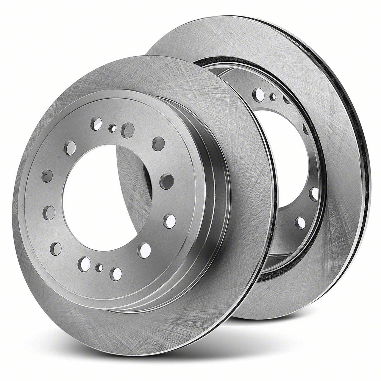 Toyota 4-Runner Vented 6-Lug Rotors; Rear Pair (03-09 4Runner) - Free ...