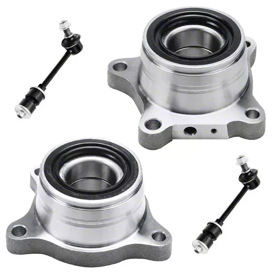 Toyota 4-Runner Wheel Hub Assemblies with Sway Bar Links; Rear (03-09 ...