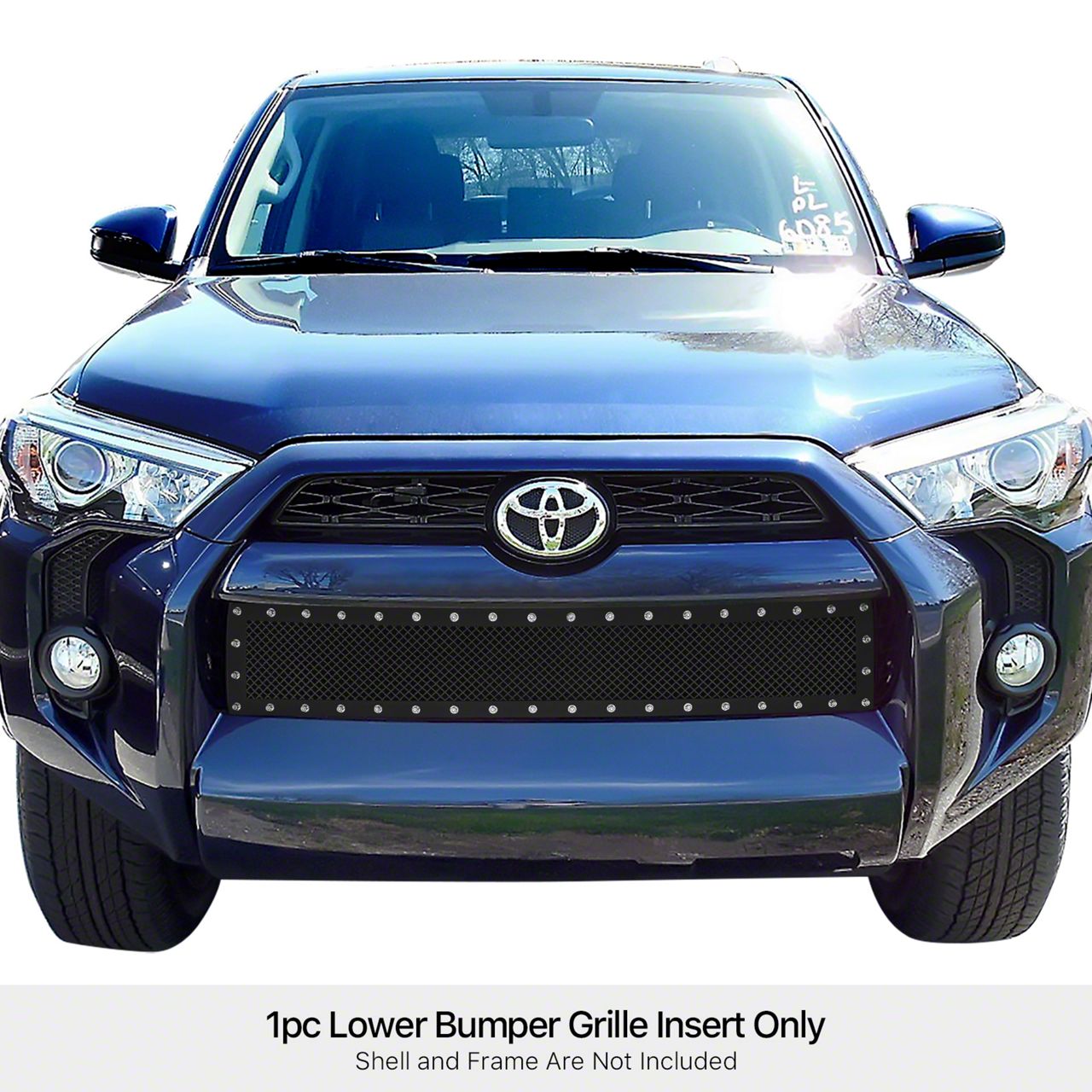 Toyota 4-Runner Wire Mesh Rivet Style Lower Bumper Grille Overlay ...